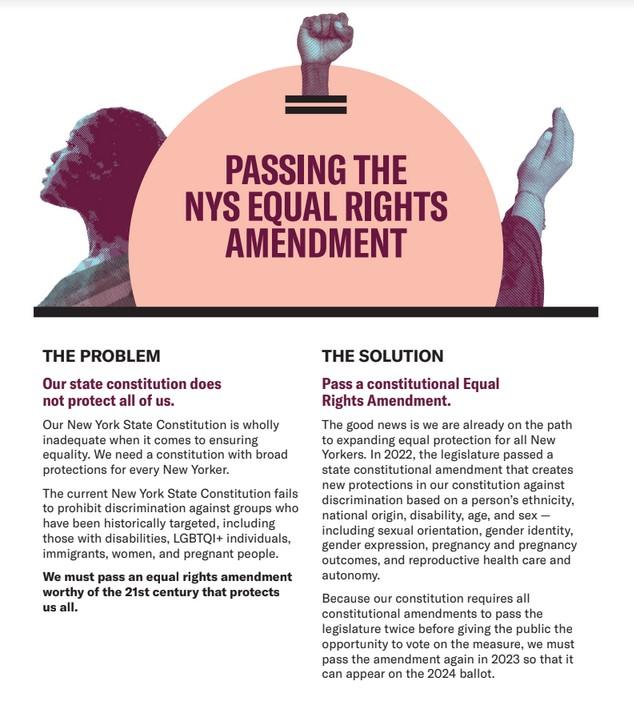 Passing the NYS Equal Rights Amendment | MyLO
